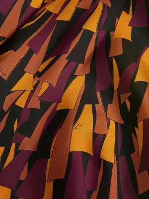 Emilio Pucci Baiadera Print Triangle Scarf