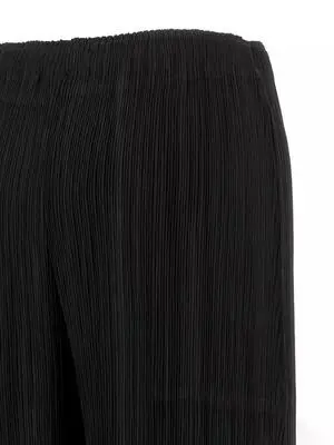Issey Miyake Hatching Bottoms Pleated Trousers