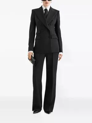 Dolce & Gabbana Wool Trousers - Black