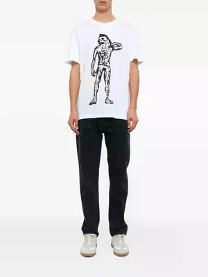 Alexander McQueen Graphic-print Short-sleeve T-shirt - White
