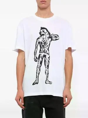 Alexander McQueen Graphic-print Short-sleeve T-shirt - White