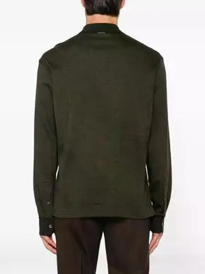 Zegna Long-sleeve Polo Shirt - Green