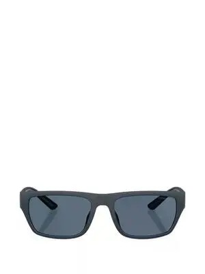 Emporio Armani Rectangle-frame Sunglasses - Blue