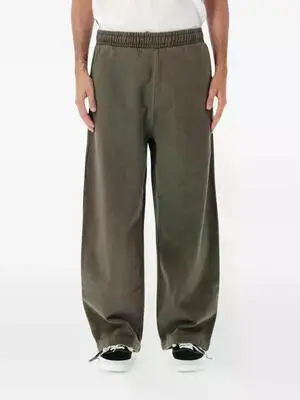 Obey Logo-print Track Pants - Green