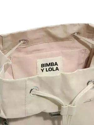 Bimba Y Lola Large Stone Cotton Pocket Backpack
