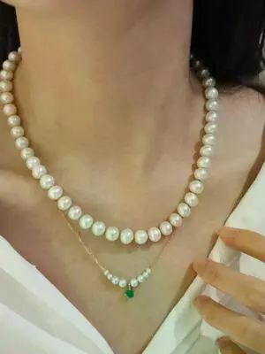 Yi Collection Yellow Gold Necklaces For Women
