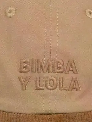Bimba Y Lola Camel Cotton Corduroy Cap