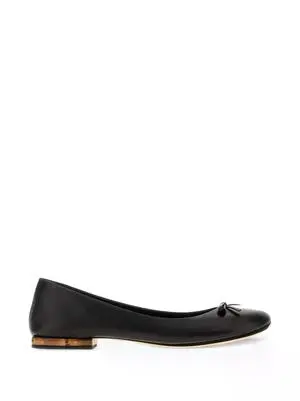 Gucci Bamboo-trim Flats Pumps - Black