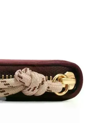 Bimba Y Lola Medium Burgundy Coated Wallet