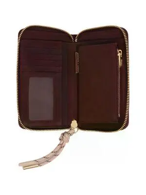 Bimba Y Lola Medium Burgundy Coated Wallet - Red