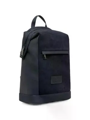Paul & Shark Firenze Suede-panelled Leather Backpack