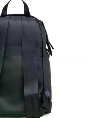 Paul & Shark Firenze Suede-panelled Leather Backpack