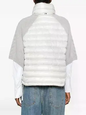 Herno Quilted Knit-sleeve Jacket