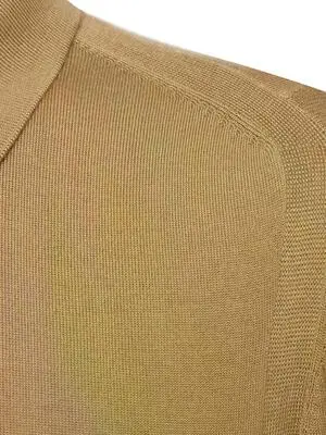 BOSS Long-sleeve Knitted Polo Shirt