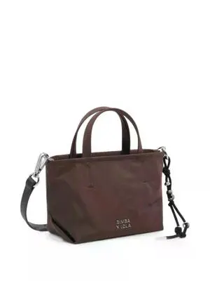 Bimba Y Lola Small Mocha Nylon Bag - Brown