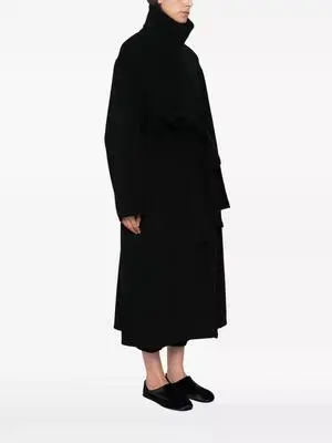 AIN AMOR Belted High-neck Coat