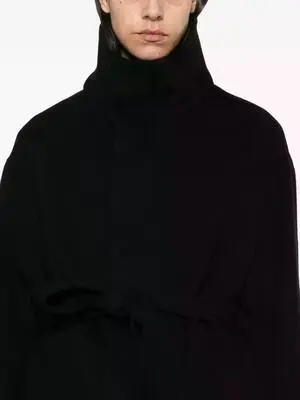 AIN AMOR Belted High-neck Coat