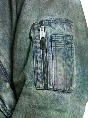 Balenciaga Standard Bomber Jacket In Dirty Grey/light
