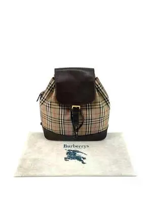 Burberry 2000-2017 Haymarket Check Canvas Backpack