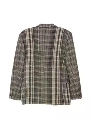 Versace 1980s Check-pattern Blazer