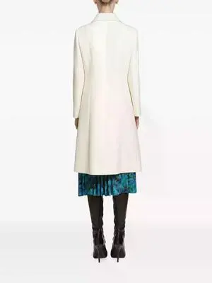Gucci Double G Wool Coat - White