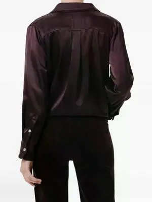 Citizens Of Humanity Tullah Hammered Satin Shirt