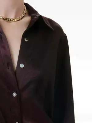 Citizens Of Humanity Tullah Hammered Satin Shirt