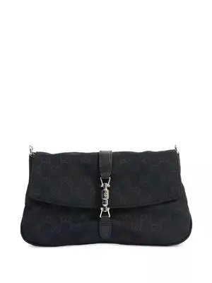 Gucci Small Jackie Gg Supreme Shoulder Bag - Black