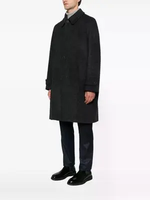 Herno Button-fastening Wool-blend Coat