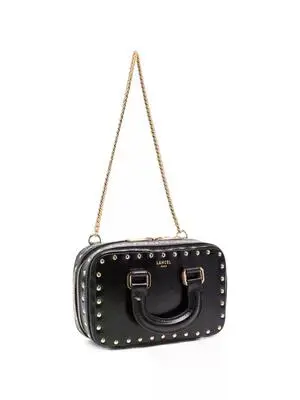 LANCEL Bcbg Studded Vanity Shoulder Bag - Black