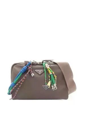 Prada 2013-2026 Vitello Daino Crossbody Bag - Grey