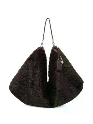 Liu Jo Large Faux-fur Bag - Brown
