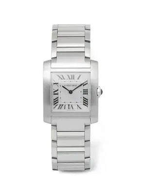 Cartier Tank Française 27mm Watch - Silver