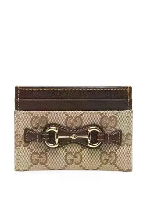 Gucci Primavera Gg Supreme Horsebit Card Holder