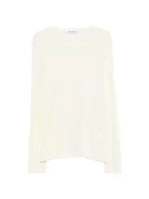 Our Legacy Long-sleeve Lettuce-hem T-shirt - Neutrals