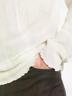 Our Legacy Long-sleeve Lettuce-hem T-shirt