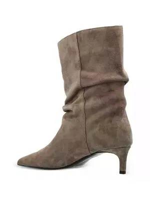 BLACK SUEDE STUDIO Marty 50 Slouchy Ankle Boots - Neutrals