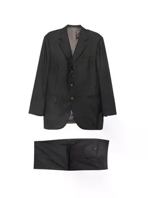 Burberry 1990s Pinstriped Suit - Grey