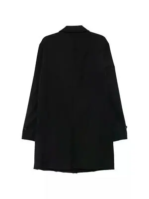 Comme Des Garçons 2010s Single-breasted Coat - Black