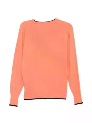 Saint Laurent 1990s Contrast-trim Sweater