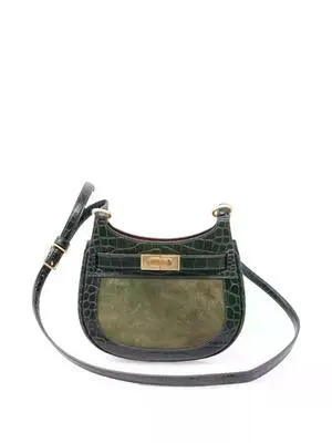 Tory Burch Small Lee Radziwill Croc-effect Crossbody Bag