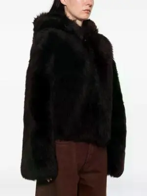 ARMA Hooded Reversible Shearling Coat