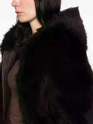ARMA Hooded Reversible Shearling Coat