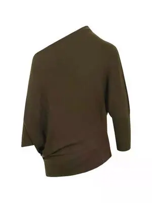 JOVONNA Liana Asymmetric Knitted Sweater