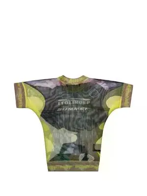 Ottolinger Graphic-print Mesh T-shirt