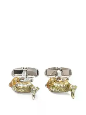 Paul Smith Rabbit-motif Cufflinks - Silver