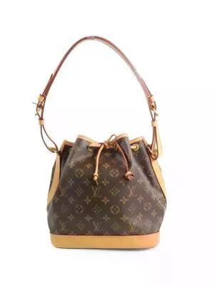 LOUIS VUITTON Petit Noe Monogram Shoulder Bag - Brown