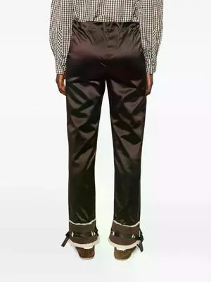 Miu Miu 2000s Satin-finish Trousers