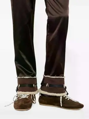 Miu Miu 2000s Satin-finish Trousers