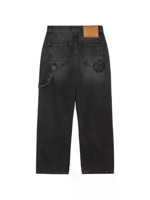 BARROW Faded-effect Hammer-loop Jeans